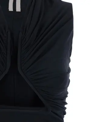 Rick Owens Sleeveless Gathered Top