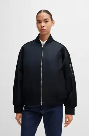 Hugo Boss Panelled Bomber Jacket