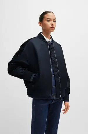 Hugo Boss Panelled Bomber Jacket