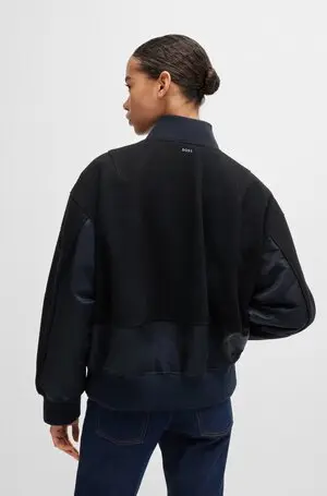 Hugo Boss Panelled Bomber Jacket