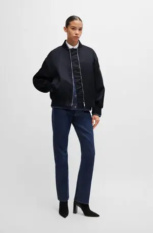 Hugo Boss Panelled Bomber Jacket