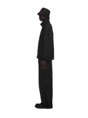 Off-White Mid-rise Straight Leg Cargo Trousers - Black