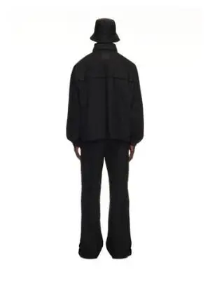 Off-White Mid-rise Straight Leg Cargo Trousers - Black