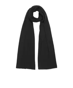 Faliero Sarti Adriel Fringed Edge Scarf - Black