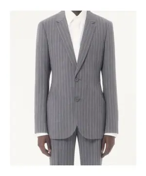 Valentino Garavani Single-breasted Jacket In Pinstripe Wool