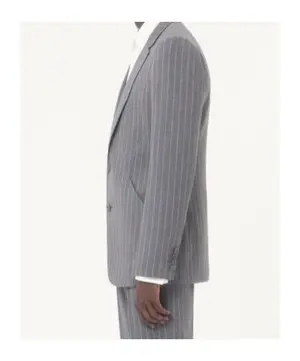 Valentino Garavani Single-breasted Jacket In Pinstripe Wool