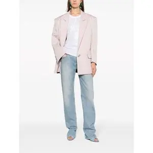 Attico Oversize Blazer With Peak Lapel