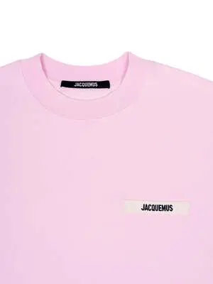 Jacquemus Logo Patch Crewneck Sweatshirt - Pink