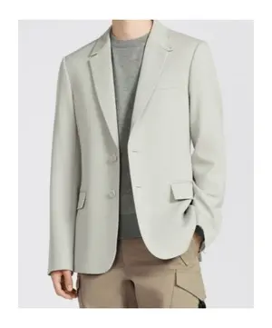 Dior Single-breasted Long-sleeved Blazer - Gray