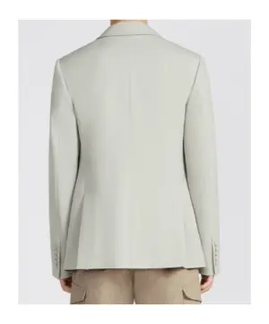 Dior Single-breasted Long-sleeved Blazer - Gray