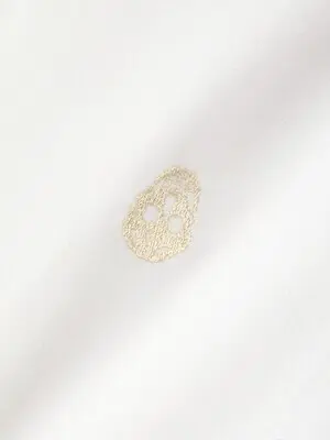 Alexander McQueen Embroidered Skull Shirt