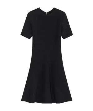 Givenchy 4g Jacquard Flared Mini Dress - Black
