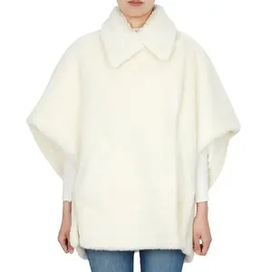 Max Mara Faux Fur Short Sleeved Coat