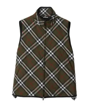 Burberry Checked Zip-up Padded Gilet - Loch