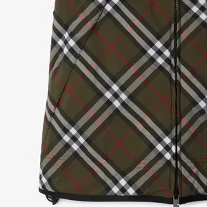 Burberry Checked Zip-up Padded Gilet - Loch
