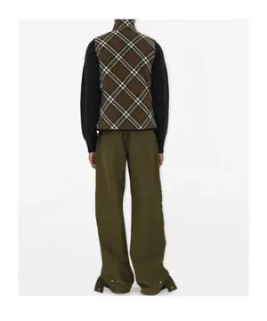 Burberry Checked Zip-up Padded Gilet - Loch