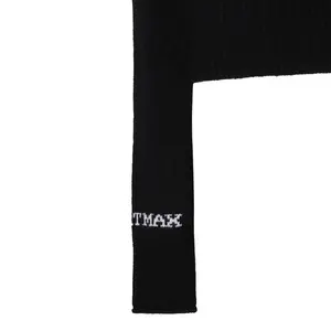 Sportmax Crewneck Long-sleeved Jumper With Logo Detail
