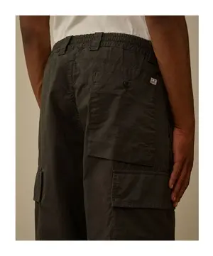C.P. COMPANY Multi-pocket Cargo Pants With Lens Detail - Shadow-gray