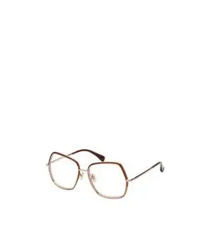 Max Mara Oversized Frame Eyeglasses - Nude