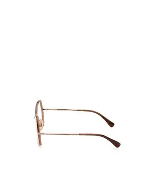 Max Mara Oversized Frame Eyeglasses - Nude