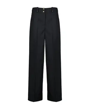 Moncler Pleat-detailed Wide-leg Trousers