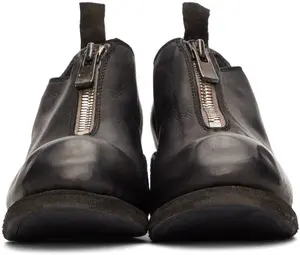 Guidi Pl0 Front Zipper Loafers