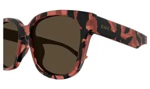Gucci Low Nose Bridge Fit Sunglasses