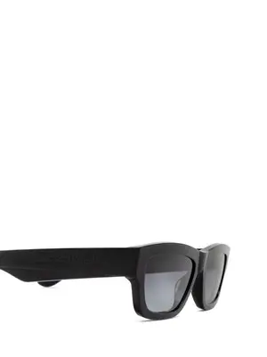 Alexander McQueen Rectangle Frame Sunglasses - Black