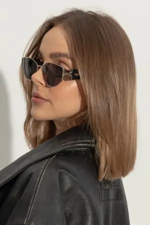 Chloé Irregular Frame Sunglasses