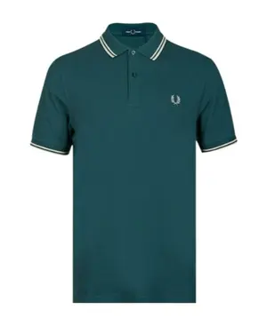 Fred Perry Logo Logo Polo Shirt - Blue