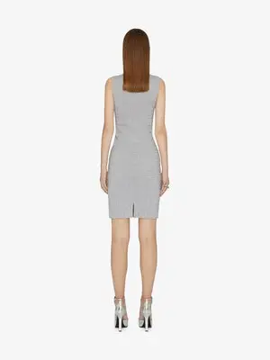 Givenchy Jacquard Knit Mini Skirt - Silver