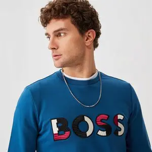 Hugo Boss Logo Pattern Sweater
