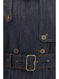 Burberry Fitzrovia Denim Trench Coat
