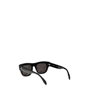Alexander McQueen Square Frame Sunglasses - Black
