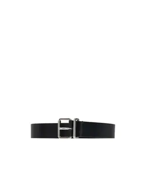 Dsquared2 Logo Embossed Buckle Belt - Black