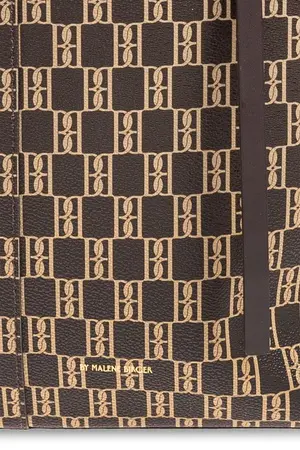 BY MALENE BIRGER Abi Monogram Tote Bag - Brown