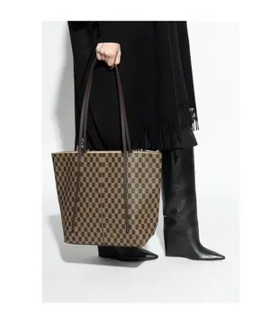 BY MALENE BIRGER Abi Monogram Tote Bag - Brown