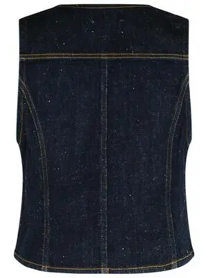 GANNI Neppy Denim Vest