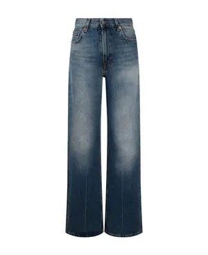 HAIKURE Belt Ring Denim Trousers
