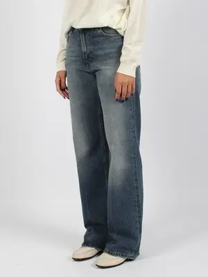 HAIKURE Belt Ring Denim Trousers