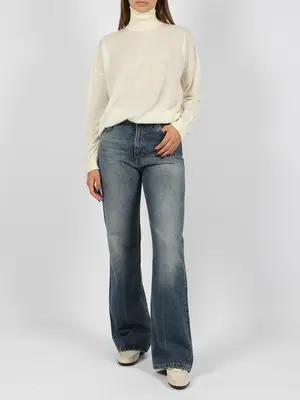 HAIKURE Belt Ring Denim Trousers