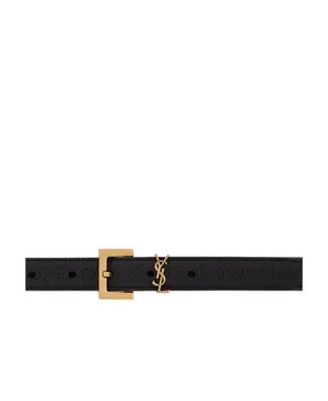 Saint Laurent Cassandre Thin Belt