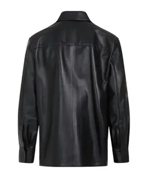 Loewe Long-sleeved Leather Shirt