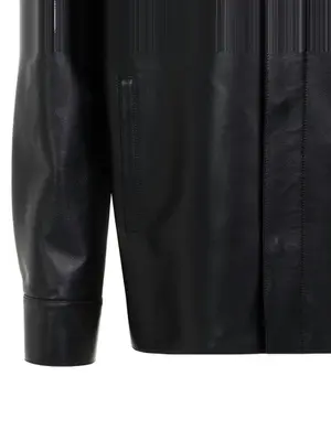 Loewe Long-sleeved Leather Shirt