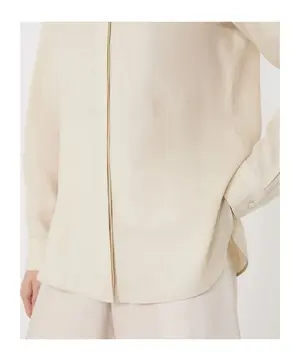 Max Mara Falasco Long-sleeved Shirt - Beige