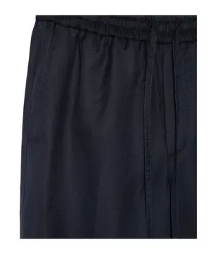 Brioni Pleated Casual Pants With Drawstring - Black