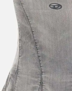 DIESEL® Denim Mini Dress - Grey