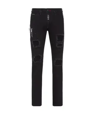 Philipp Plein Multi-pocket Jeans - Black