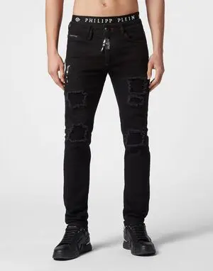 Philipp Plein Multi-pocket Jeans - Black