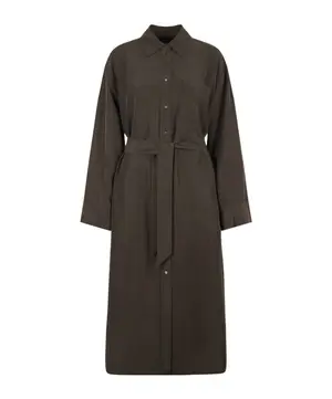 Soeur Single-breasted Lace-up Coat